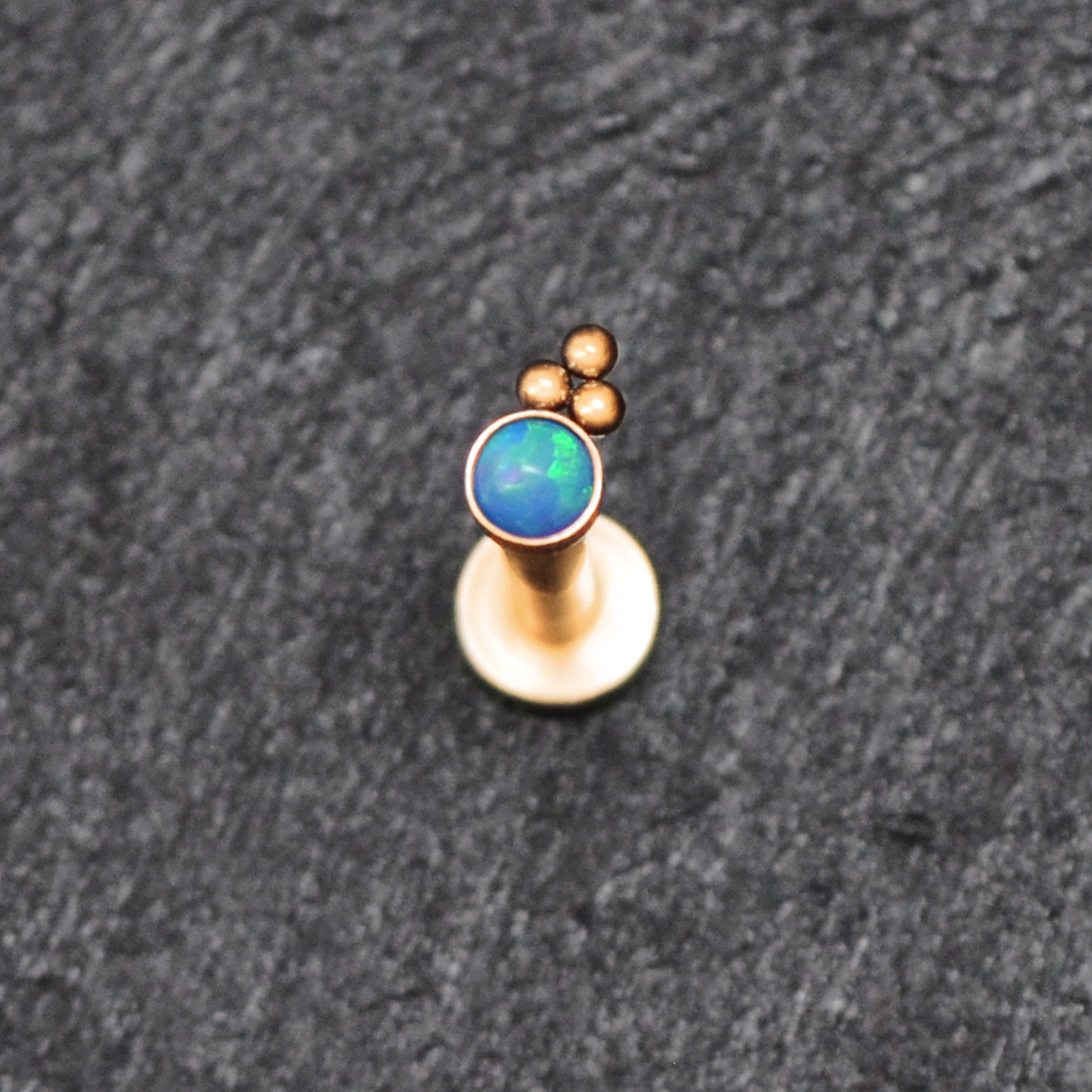 Medusa Lip Ring Surgical Steel, Opal Lip Jewelry 16g, Monroe Piercing ...