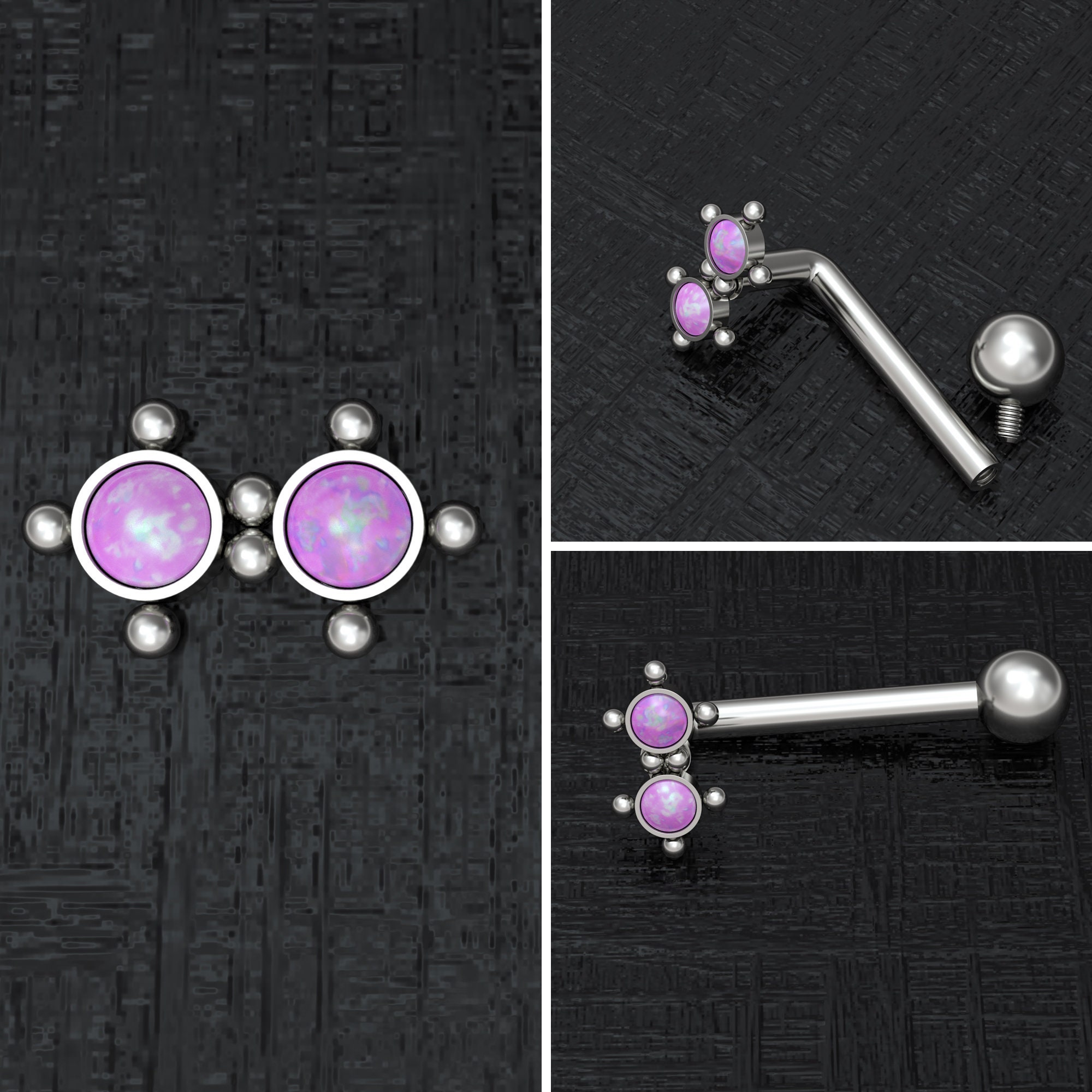 Titanium VCH Piercing Jewelry 14g Implant Grade Vertical Hood | Etsy