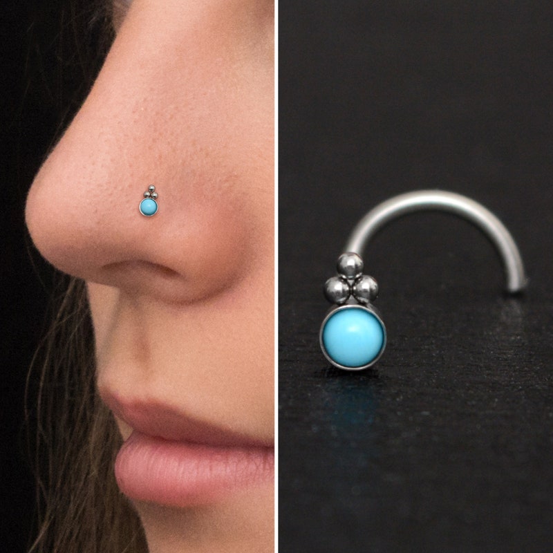 Nose Stud Twist - Etsy