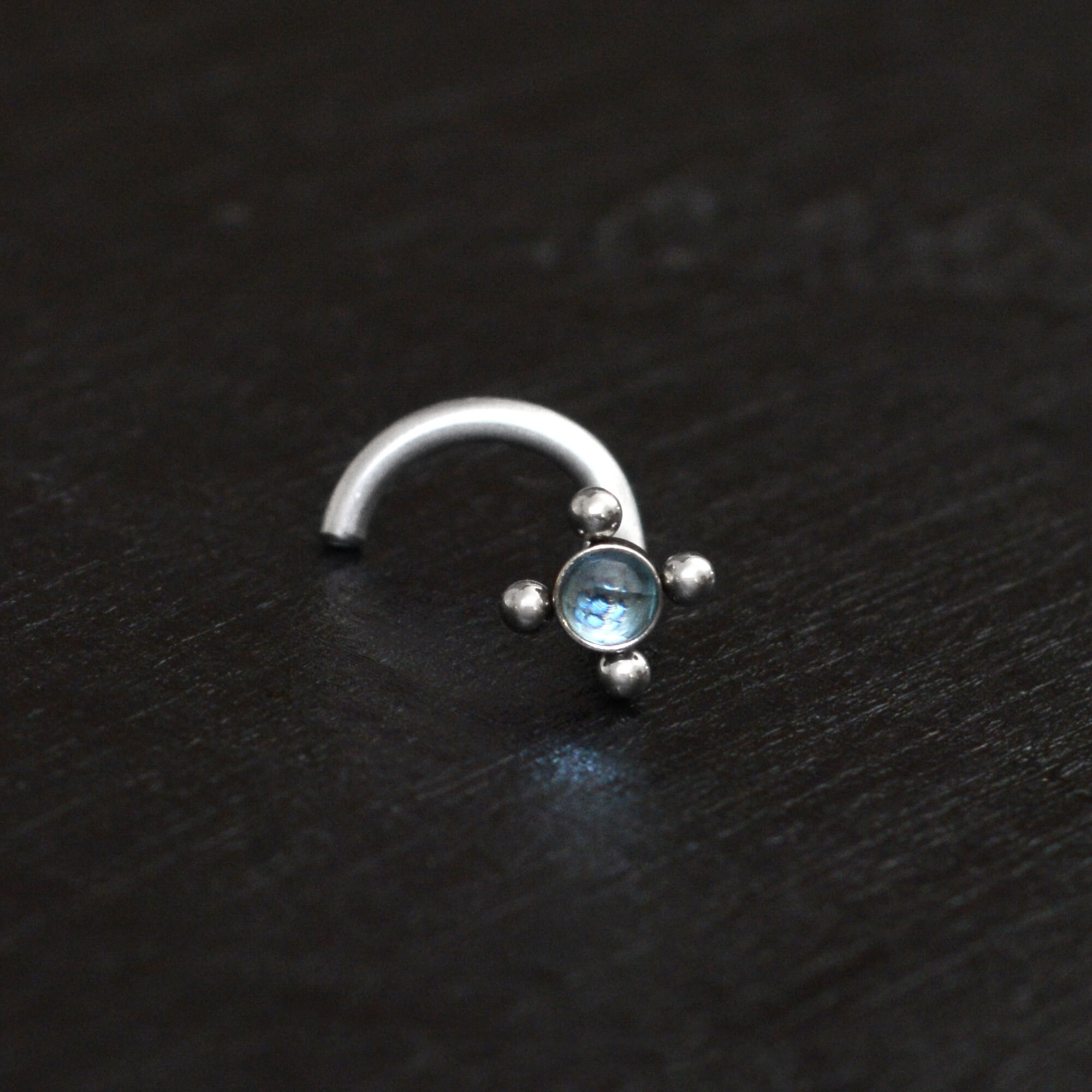 Titanium Nose Stud Screw CZ Nose Ring Implant Grade Nose | Etsy