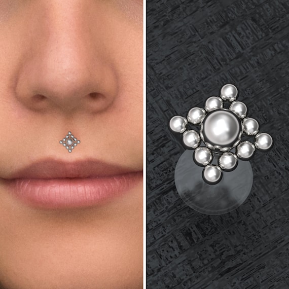 Bioflex Lip Ring Lip Jewelry Medusa Piercing Jewelry Monroe | Etsy