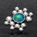 Internally Threaded Dermal Top Surgical Steel Opal Dermal - Etsy