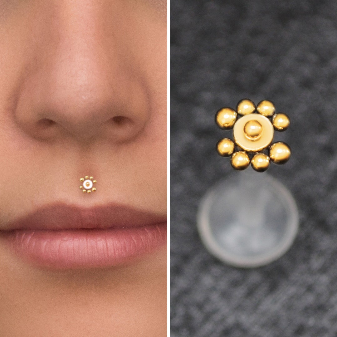 Lip Labret, Medusa Piercing Bioflex, Labret Jewelry, Medusa Labret ...