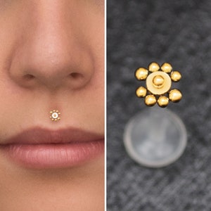 Lip Labret, Medusa Piercing Bioflex, Labret Jewelry, Medusa Labret ...