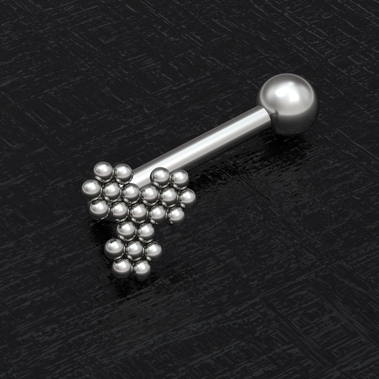 Titanium Christina Piercing 14g Vertical Clit Hood Jewelry L | Etsy