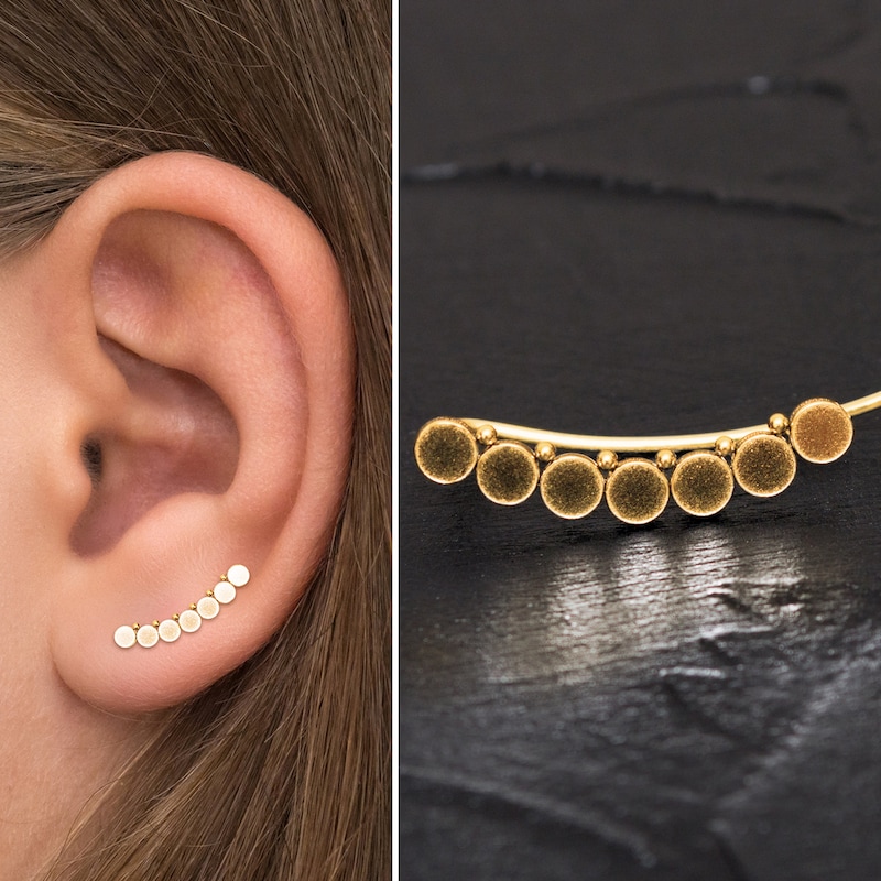 Ear Pin Earrings - Etsy