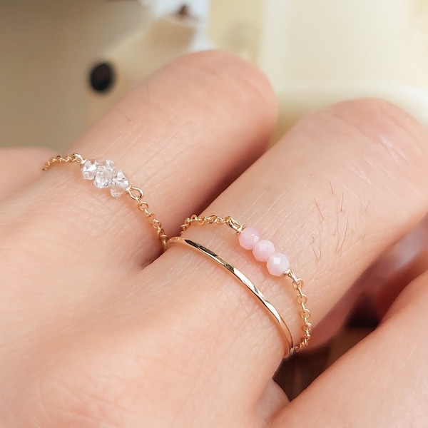 Simple Dainty Rings - Etsy
