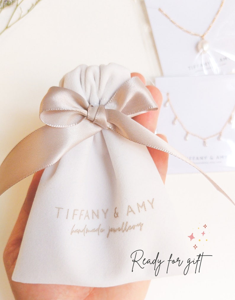 Dainty Pearl Drop Necklace, Mini Pearl Dangle Necklace, Real Pearl ...