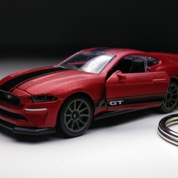 Mustang Gt Keychain - Etsy