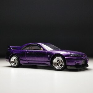 Nissan Skyline GT-R R33 Hot Wheels custom Real Rubber Tires - Etsy