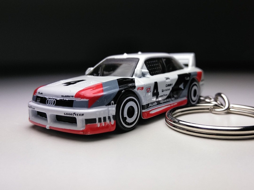 Audi Quattro Race Car Keychain - Etsy