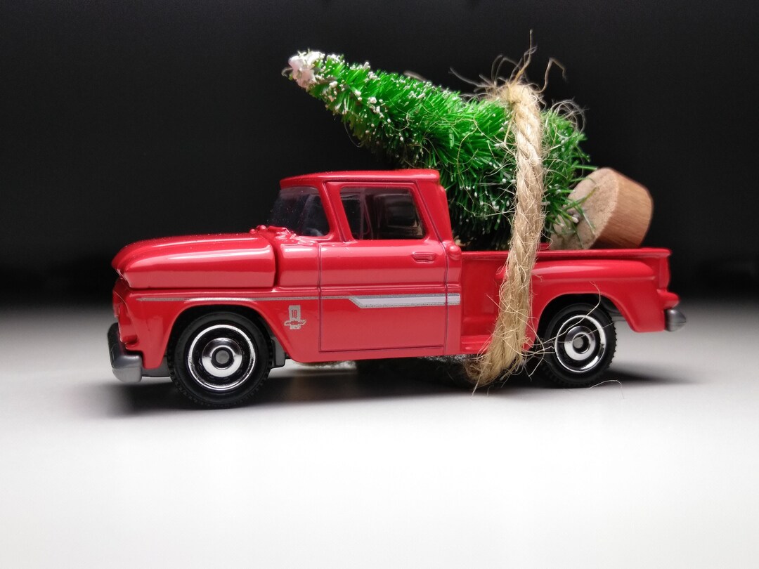 1963 CHEVY C10 Carrying Christmas Tree, Car Christmas Ornament - Etsy