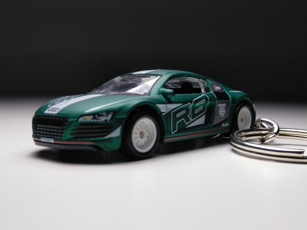 Audi R8 Matchbox Keychain - Etsy