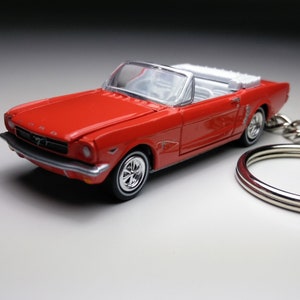 1965 Ford Mustang Convertible Keychain - Etsy
