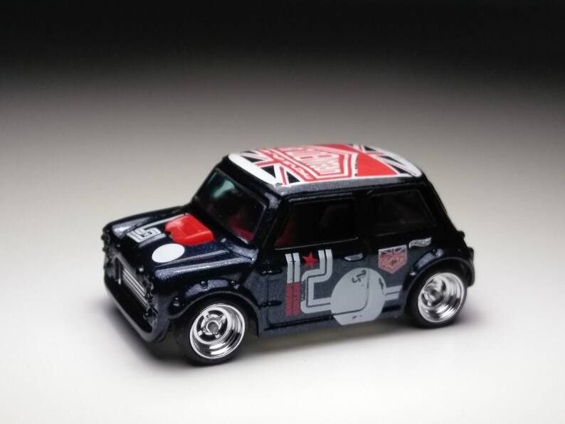 MINI Cooper Hot wheels Custom Real Rubber tires | Etsy