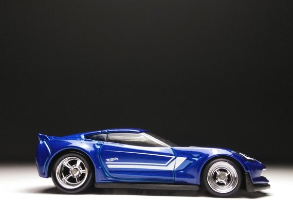 Corvette C7 Z06 Convertible Hot Wheels custom Real Rubber | Etsy