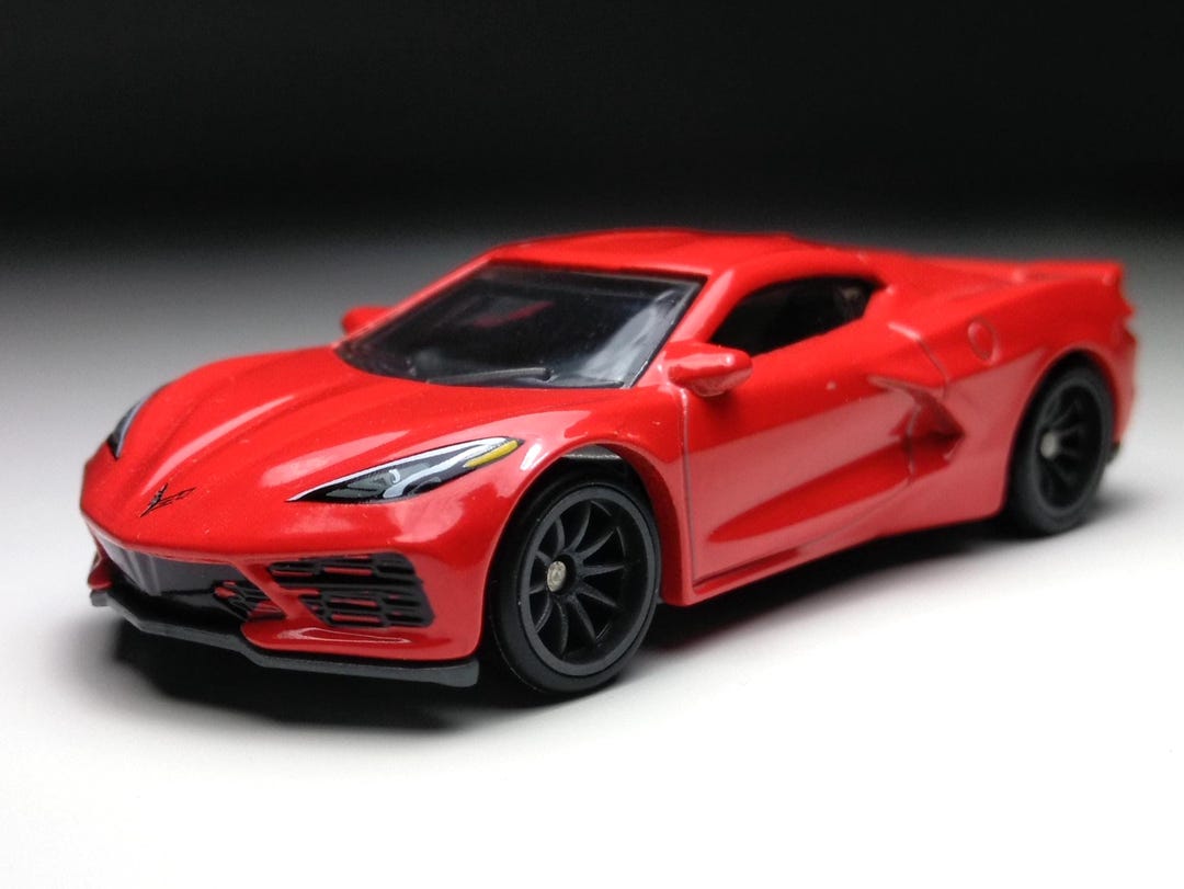 Chevrolet Corvette C8 Matchbox (custom Real Rubber Tires) - Etsy