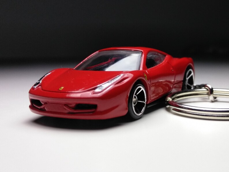 Ferrari 458 Keychain - Etsy