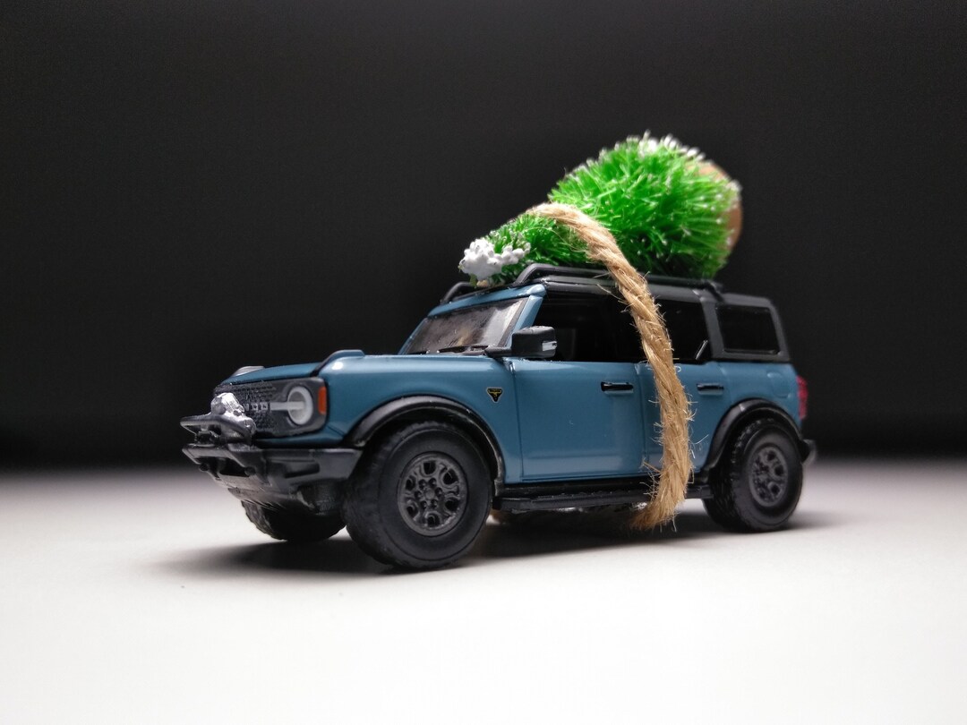 Ford Bronco Carrying Christmas Tree, Car Christmas Ornament - Etsy
