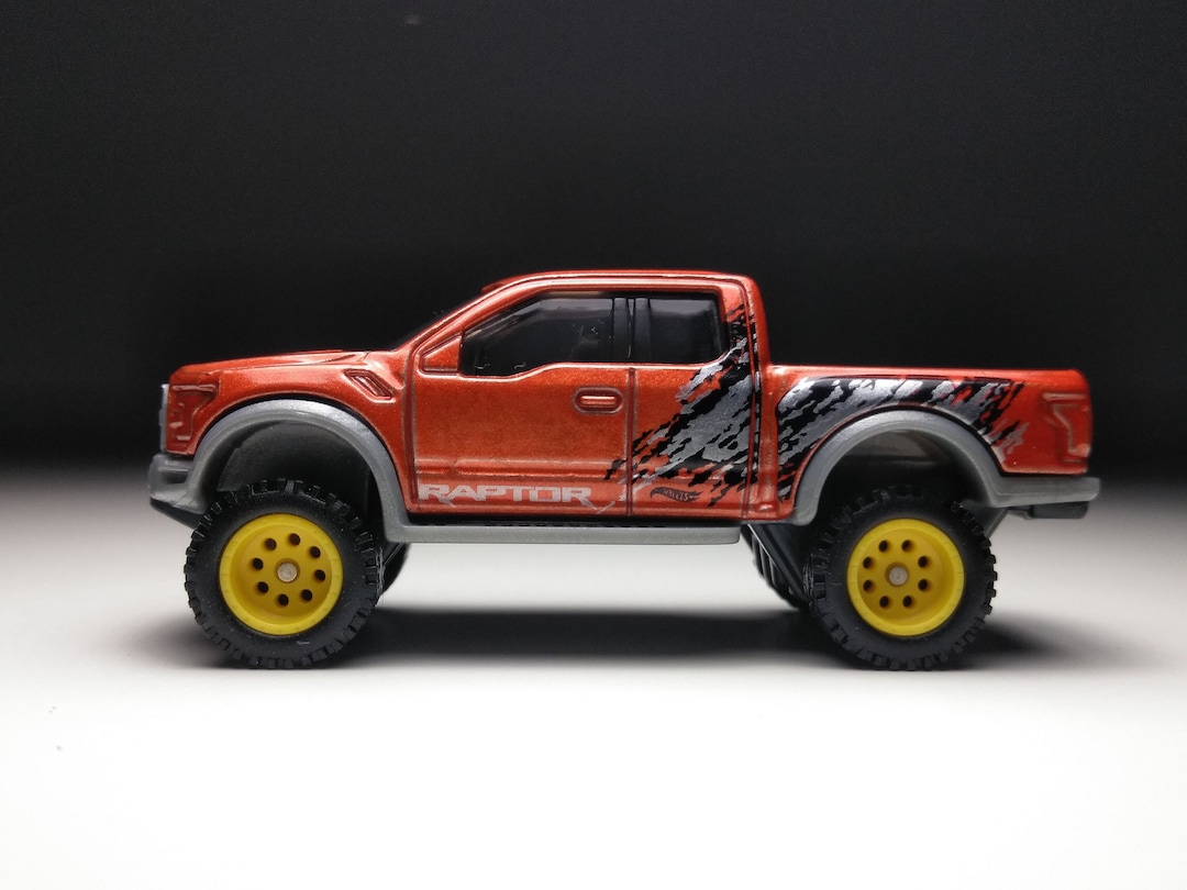 FORD RAPTOR Hot Wheels custom Real Rubber Tires - Etsy