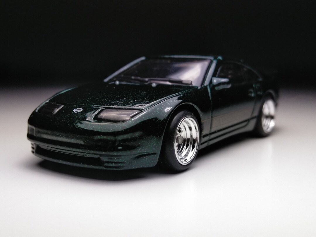 Nissan 300ZX Green Hot Wheels (custom Real Rubber Tires) - Etsy
