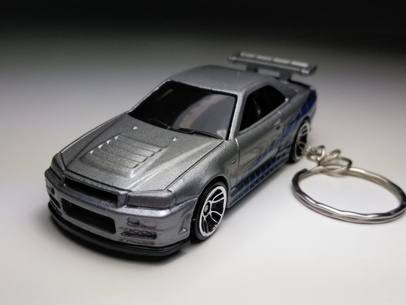 Nissan Skyline R34 Hot Wheels Keychain - Etsy