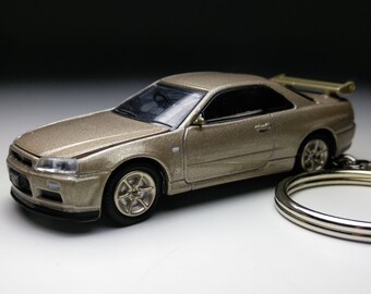 Nissan Skyline R34 GTR Keychain - Etsy Australia