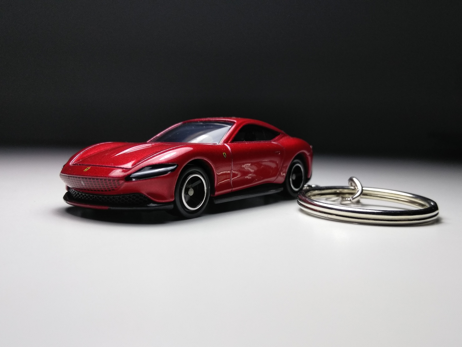 Ferrari Roma Keychain - Etsy