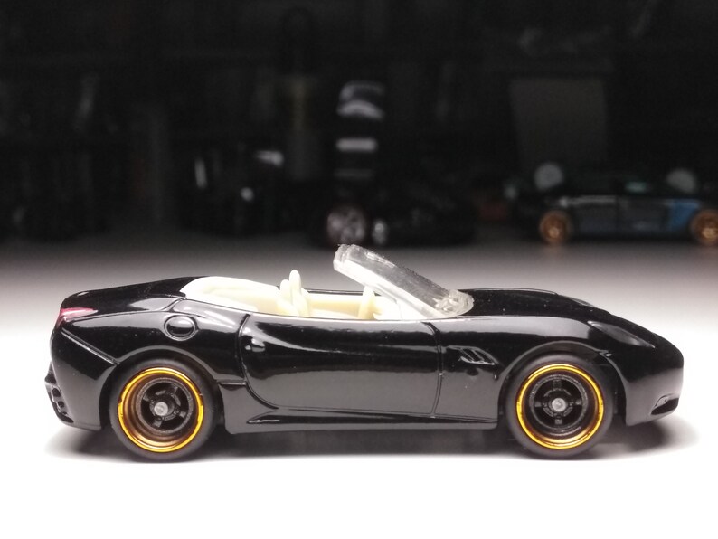 Ferrari California Hot Wheels (custom Real Rubber Tires) - Etsy