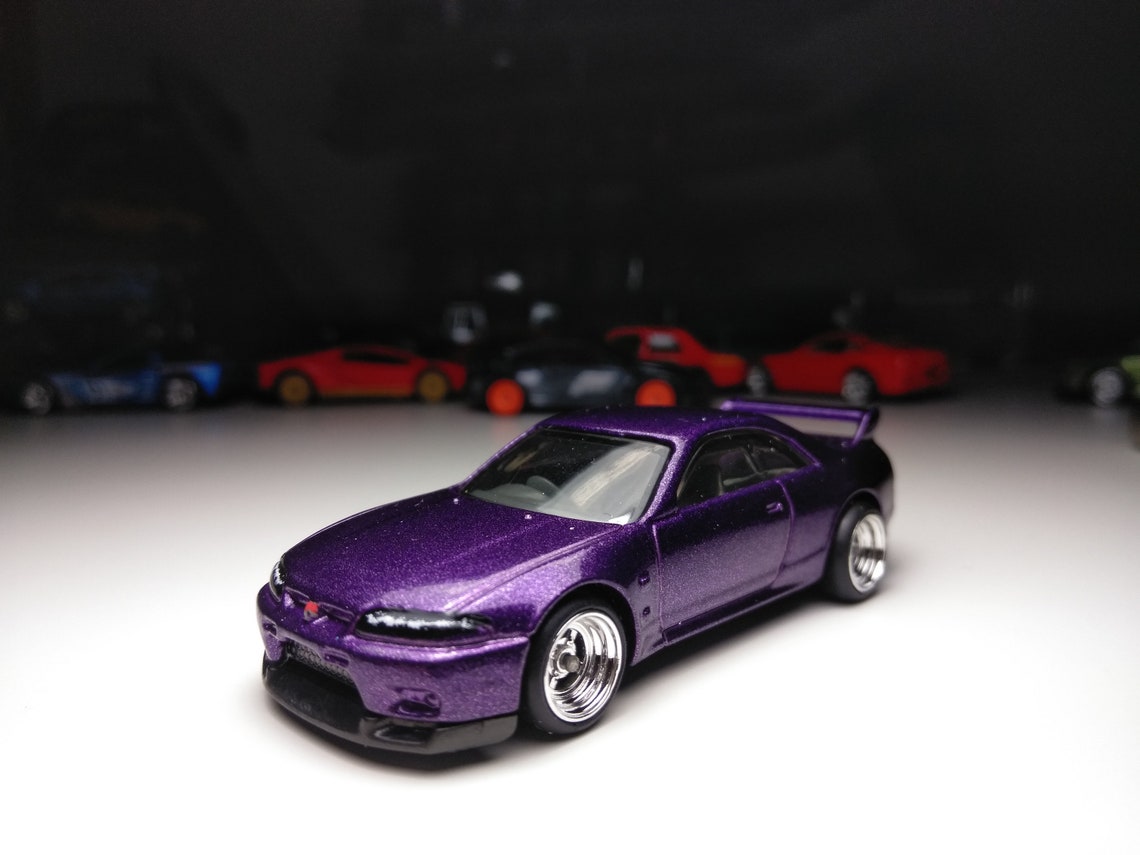 Nissan Skyline GT-R R33 Hot Wheels custom Real Rubber Tires - Etsy