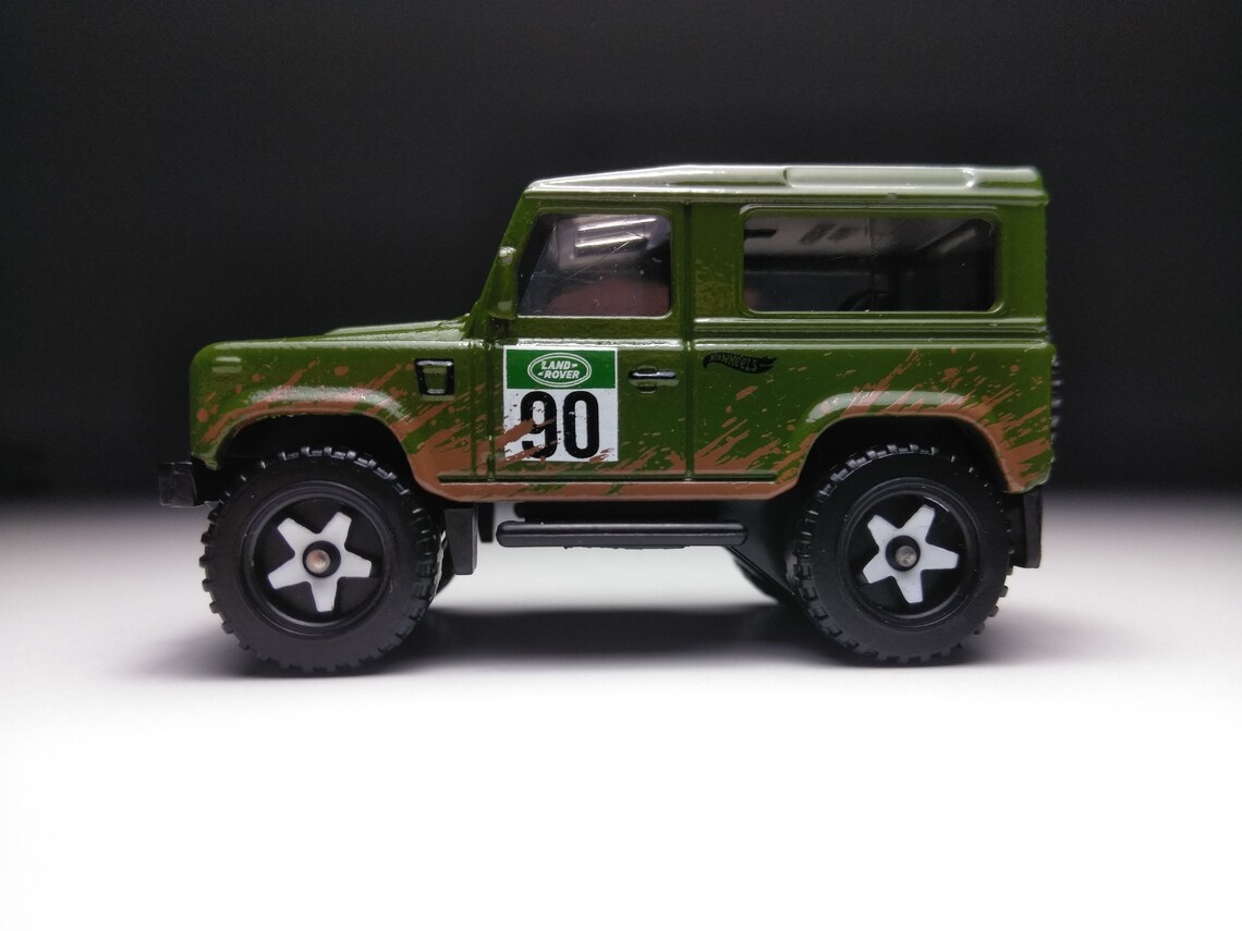 Land Rover Defender 90 Green Hot wheels Custom plastic | Etsy