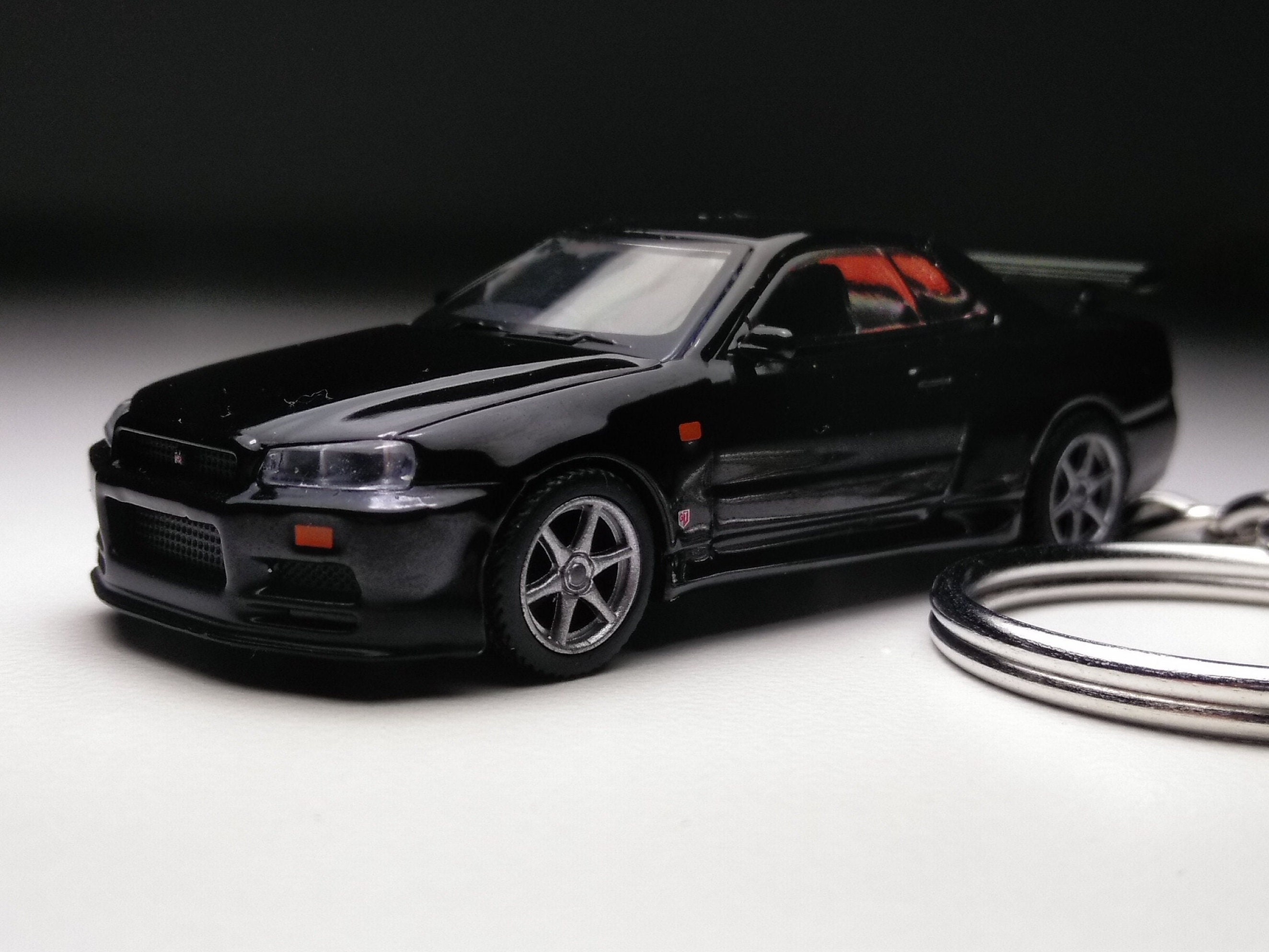 Nissan Skyline GT-R (R34) V-spec Keychain - Etsy