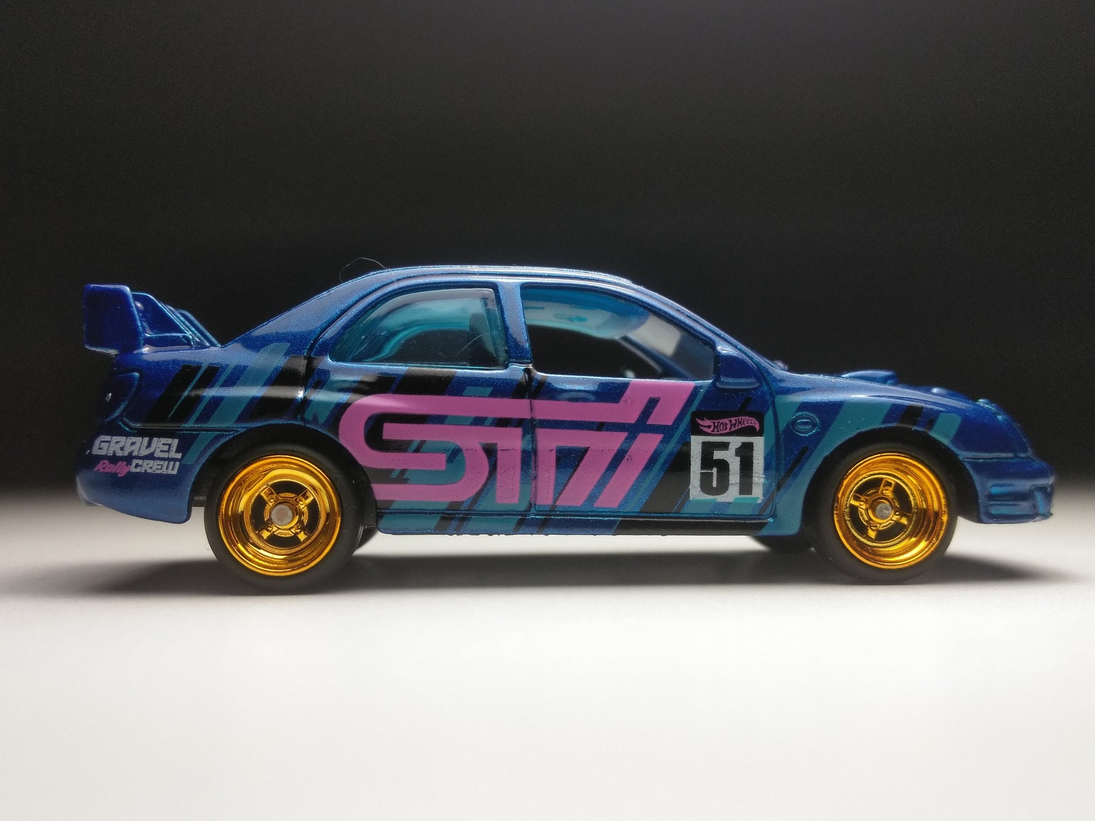 Hot Wheels Blue 2004 SUBARU IMPREZA WRX STi Custom Real | Etsy