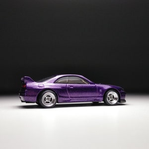 Nissan Skyline GT-R R33 Hot Wheels custom Real Rubber Tires - Etsy