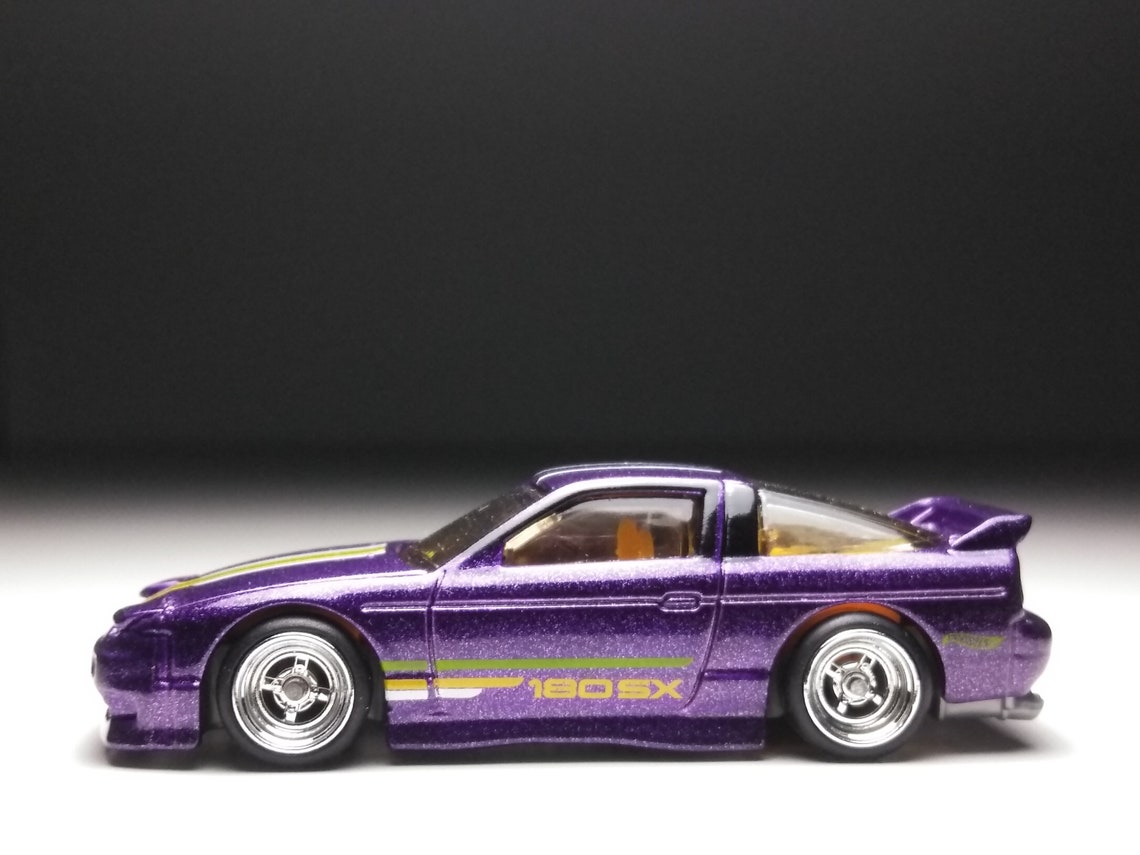 NISSAN 180SX Hot Wheels Custom Real Rubber Tires Etsy