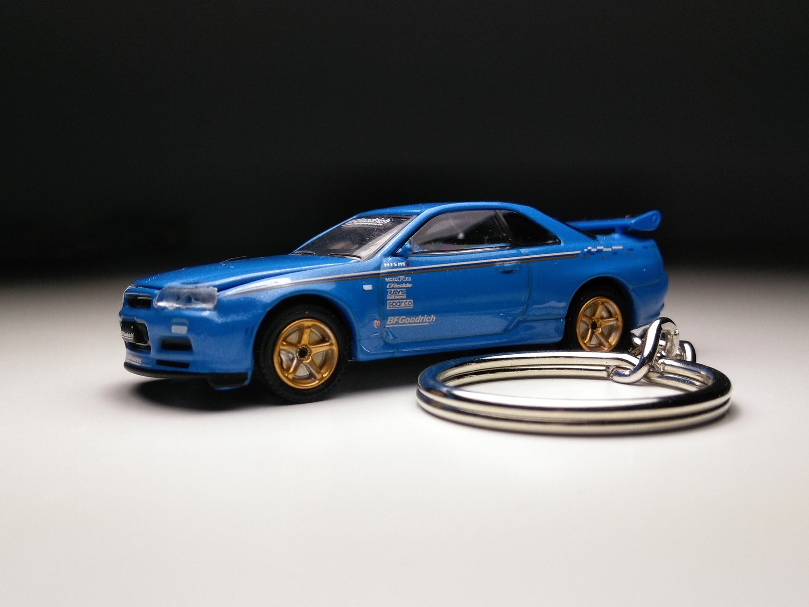 Nissan Skyline GTR R34 Keychain - Etsy