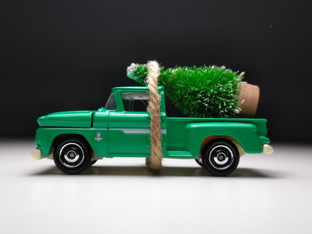 Chevy C10 Carrying Christmas Tree, Car Christmas Ornament - Etsy