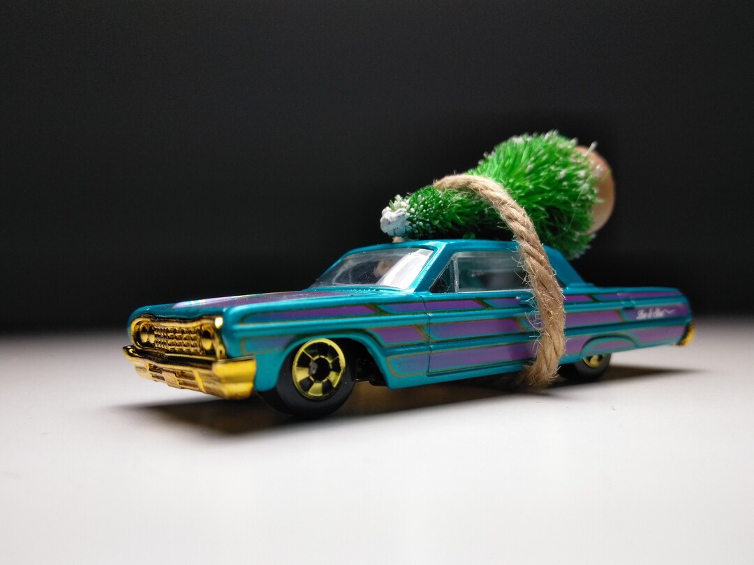 Chevrolet Impala Carrying Christmas Tree, Car Christmas Ornament - Etsy