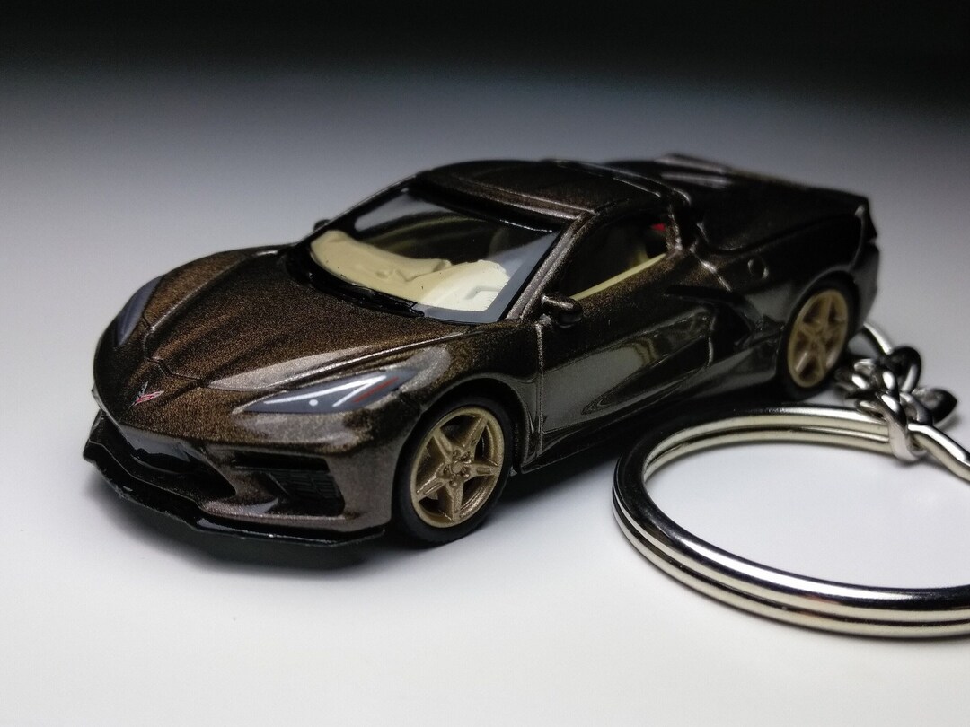 Chevrolet Corvette C8 Keychain - Etsy