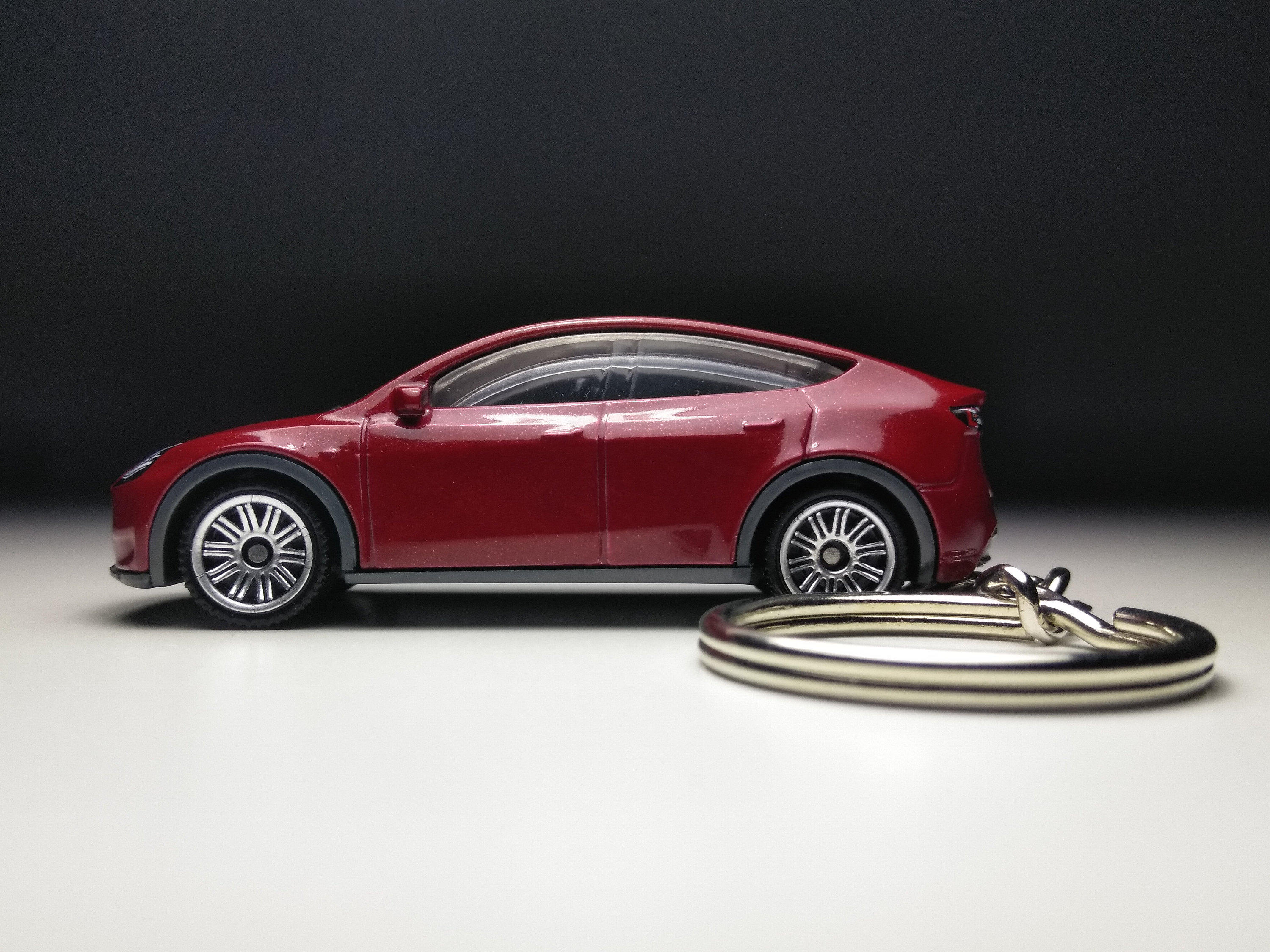 Tesla Model Y Matchbox Keychain - Etsy