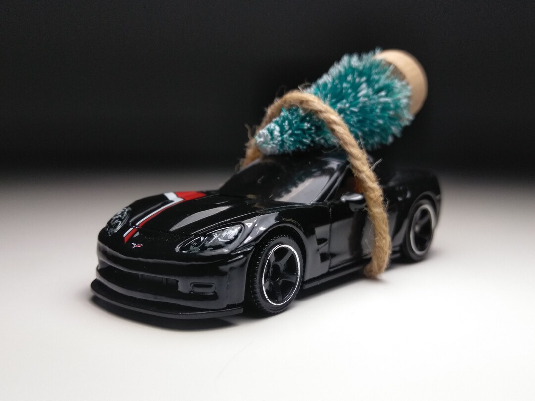 Chevrolet Corvette Carrying Christmas Tree, Car Christmas Ornament - Etsy
