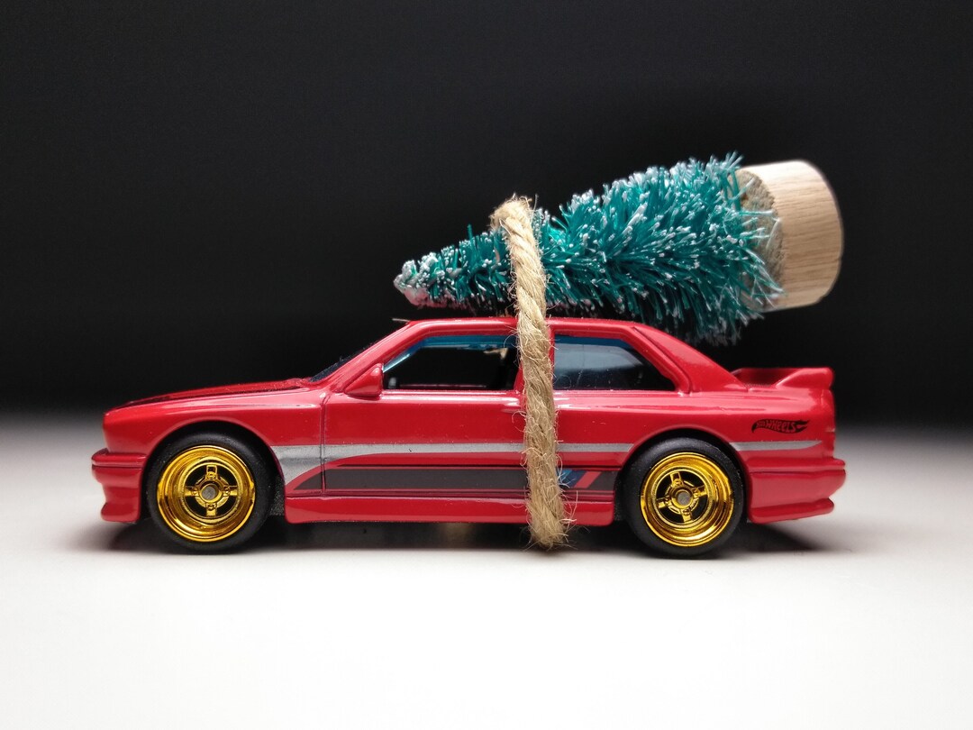 BMW M3 Carrying Christmas Tree Car Christmas Ornament - Etsy