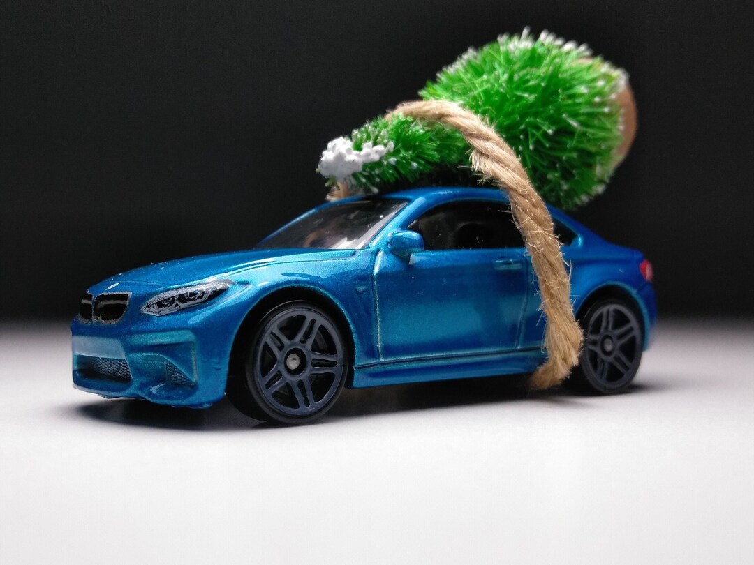 BMW M2 Carrying Christmas Tree, Car Christmas Ornament - Etsy