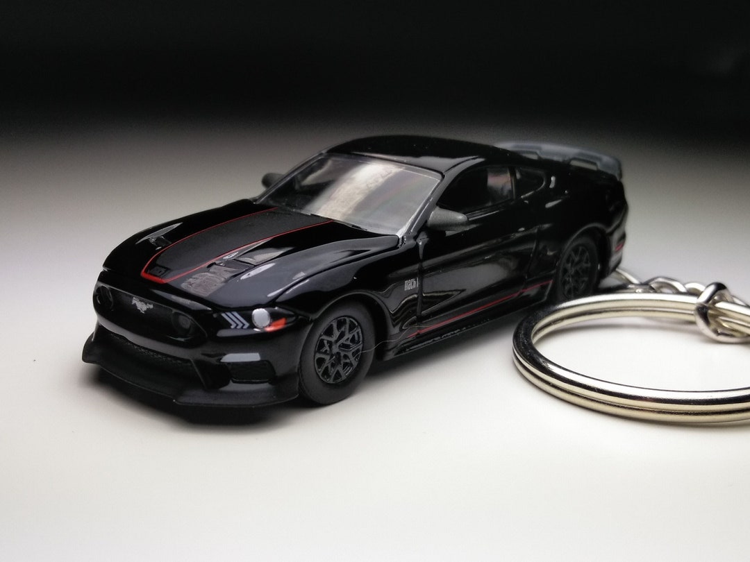 Ford Mustang Black Keychain - Etsy
