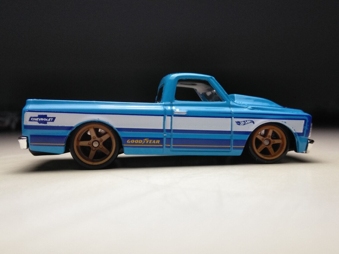 1967 CHEVROLET C10 Hot Wheels (custom Real Rubber Tires) - Etsy