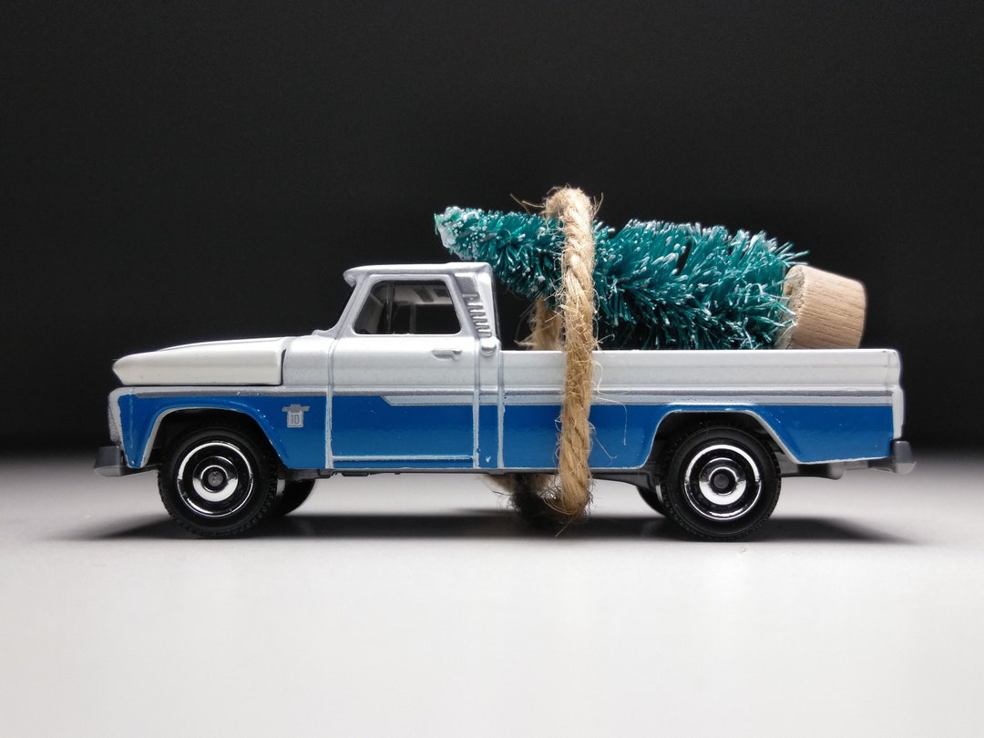 Chevy C10 Carrying Christmas Tree, Car Christmas Ornament - Etsy