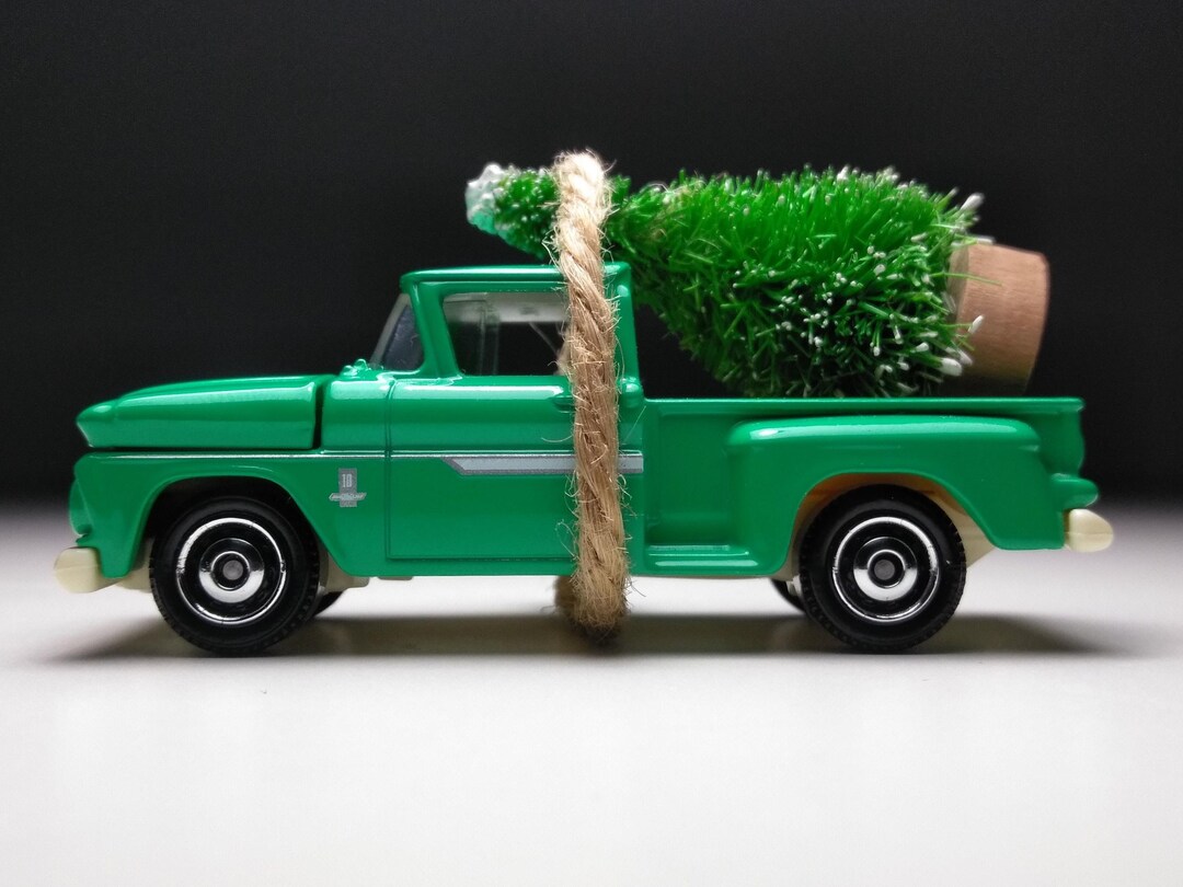 Chevy C10 Carrying Christmas Tree, Car Christmas Ornament - Etsy