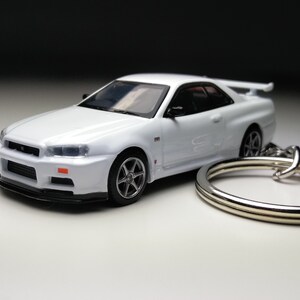 Nissan Skyline GT-R (R34) V-spec Keychain - Etsy