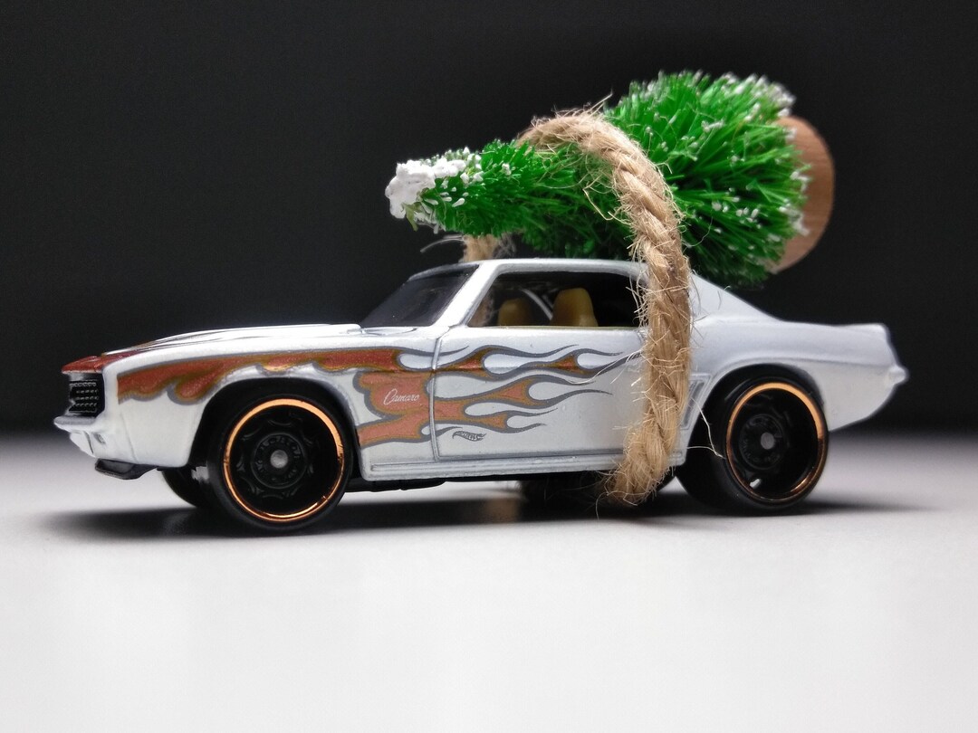 Camaro Carrying Christmas Tree Car Christmas Ornament - Etsy