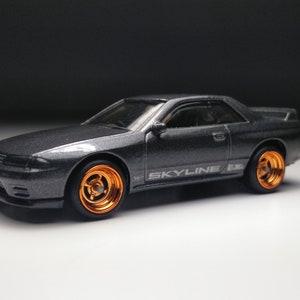 Nissan Skyline R32 Hot Wheels (custom Real Rubber Tires) - Etsy